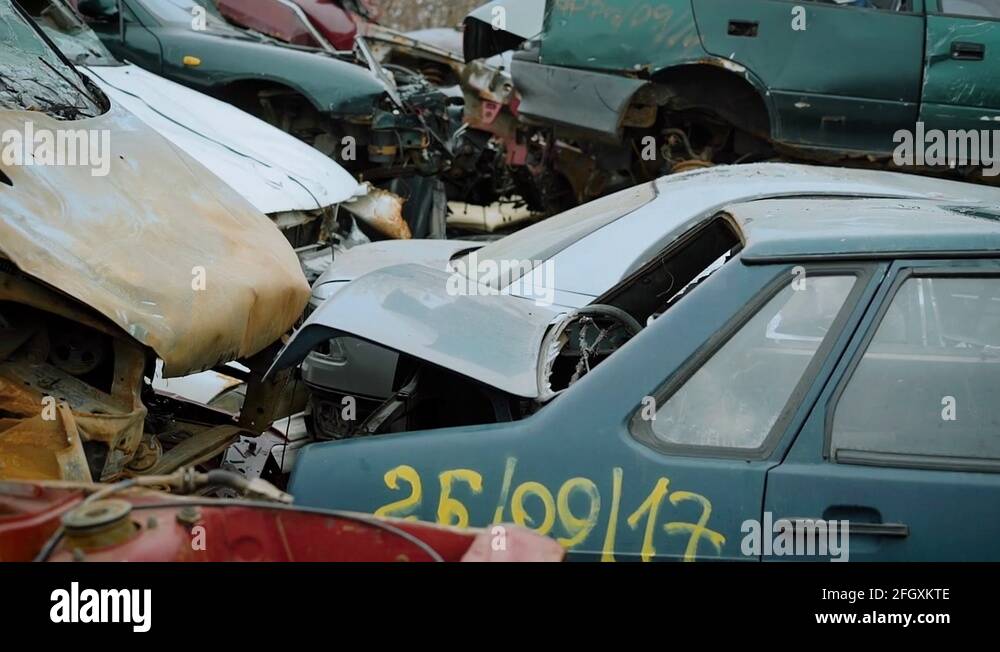 Scrap cars vehicles Stock Videos & Footage - HD and 4K Video Clips - Alamy
