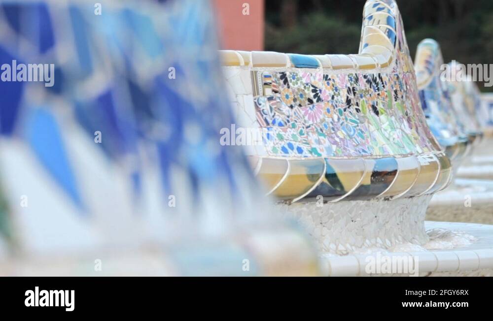 Park Guell Structure Stock Videos And Footage Hd And 4k Video Clips Alamy