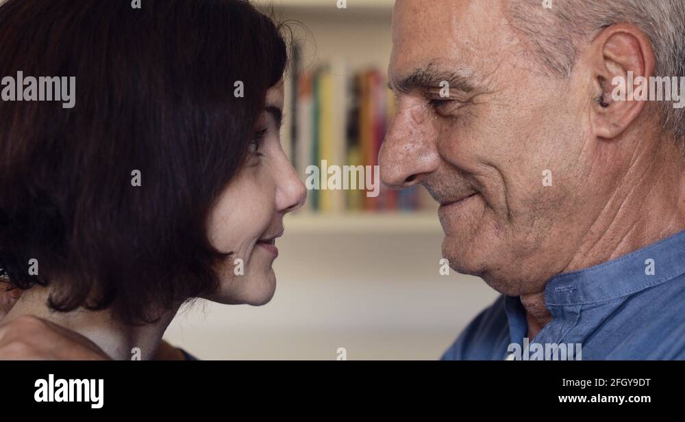sweet and affectionate moment between a father and his daughter Stock ... sweet and affectionate moment between a father and his daughter Stock ...