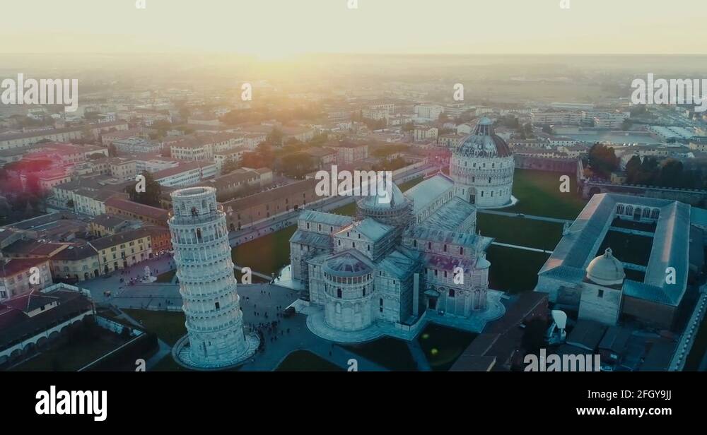 The leaning tower of pisa aerial Stock Videos & Footage - HD and 4K ...