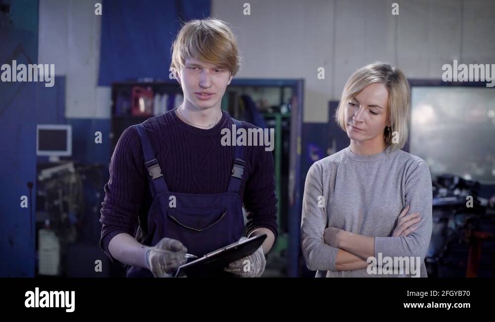 Technician repairing man woman Stock Videos & Footage - HD and 4K Video ...