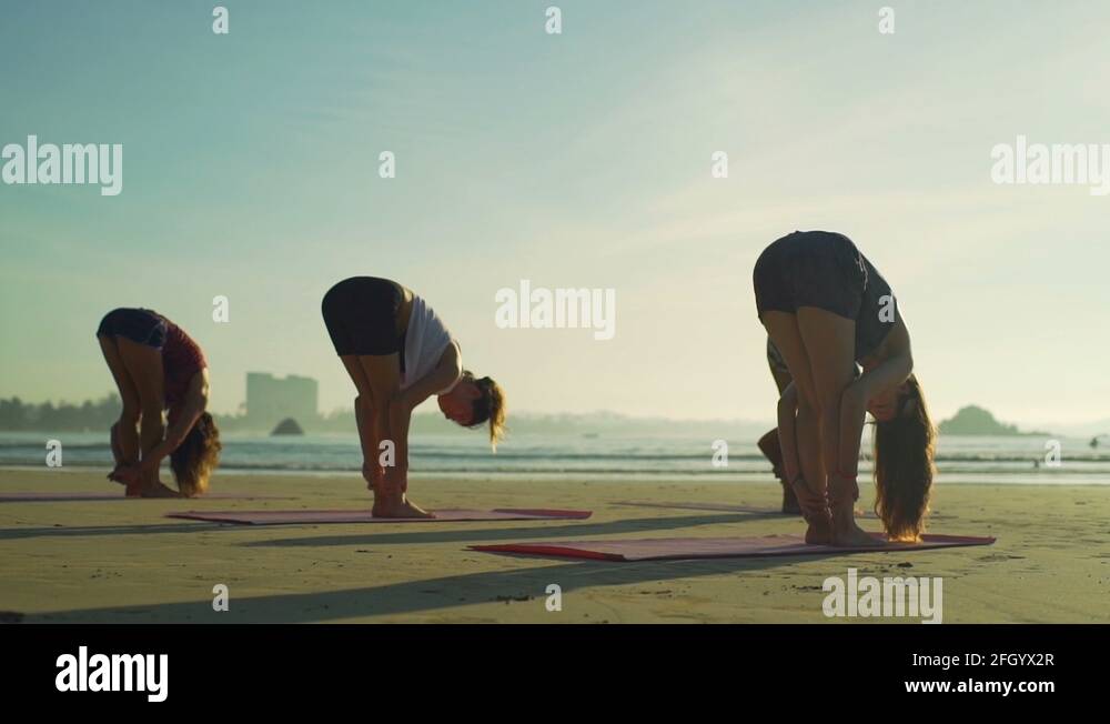 Standing forward bend pose Stock Videos & Footage - HD and 4K Video ...