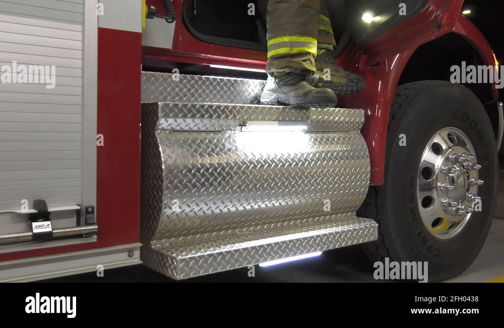 Fire truck steps Stock Videos & Footage - HD and 4K Video Clips - Alamy