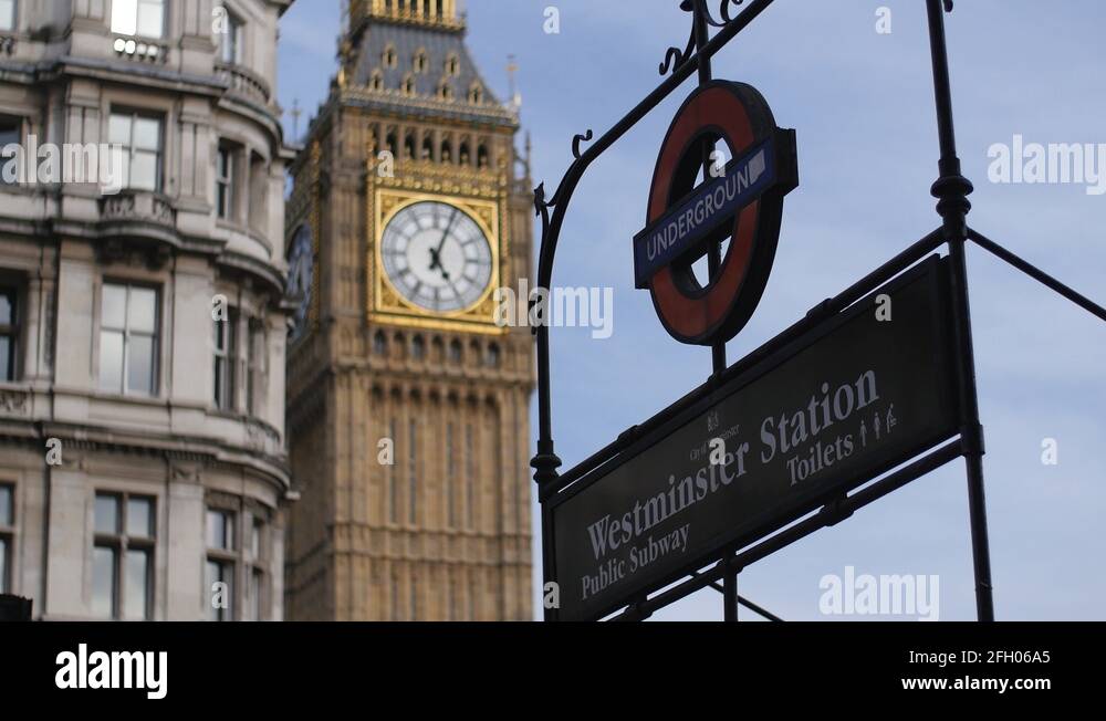 Westminster tube station big ben Stock Videos & Footage - HD and 4K ...