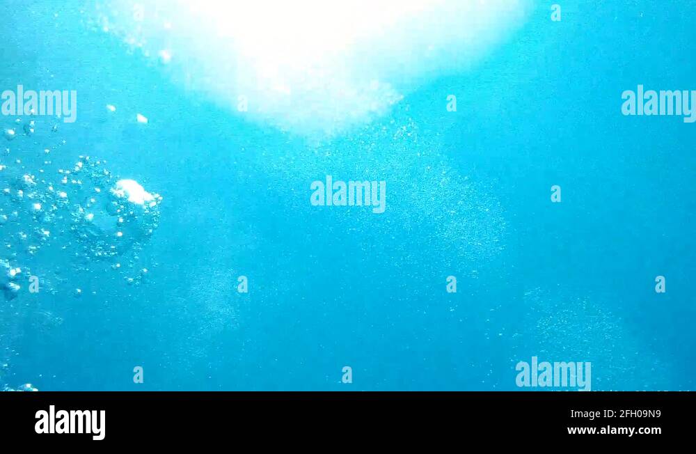 Abstract view of water texture from beneath ocean surface Stock Videos ...