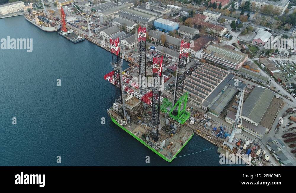 Oil rig offshore work maintenance Stock Videos & Footage - HD and 4K ...