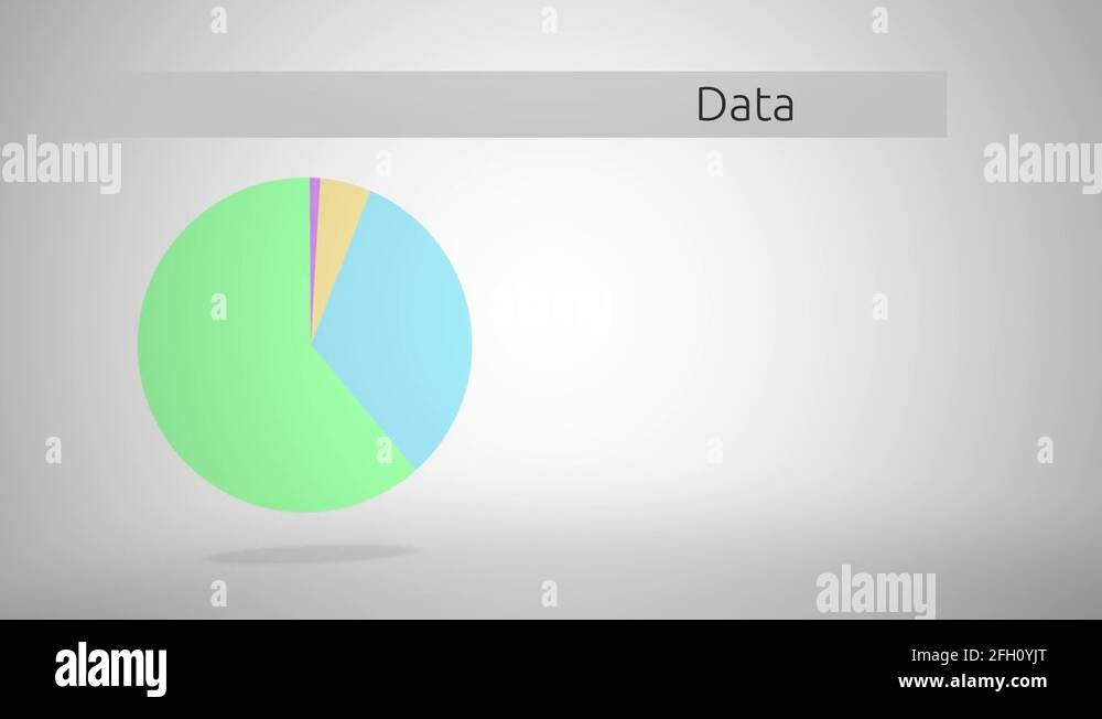 Animated Generic Pie Graph with room for graphics - Data Version Stock ...