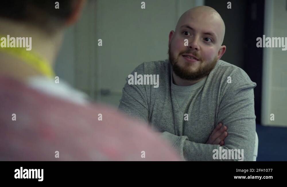 Prison Visit Between Wife / Girlfriend And Inmate, Face To Face Modern ...