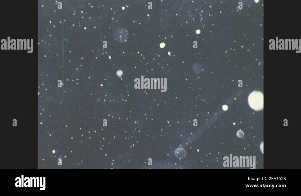 1970s: UNITED STATES: ice nuclei photographs. Hail stones in situ Stock ...