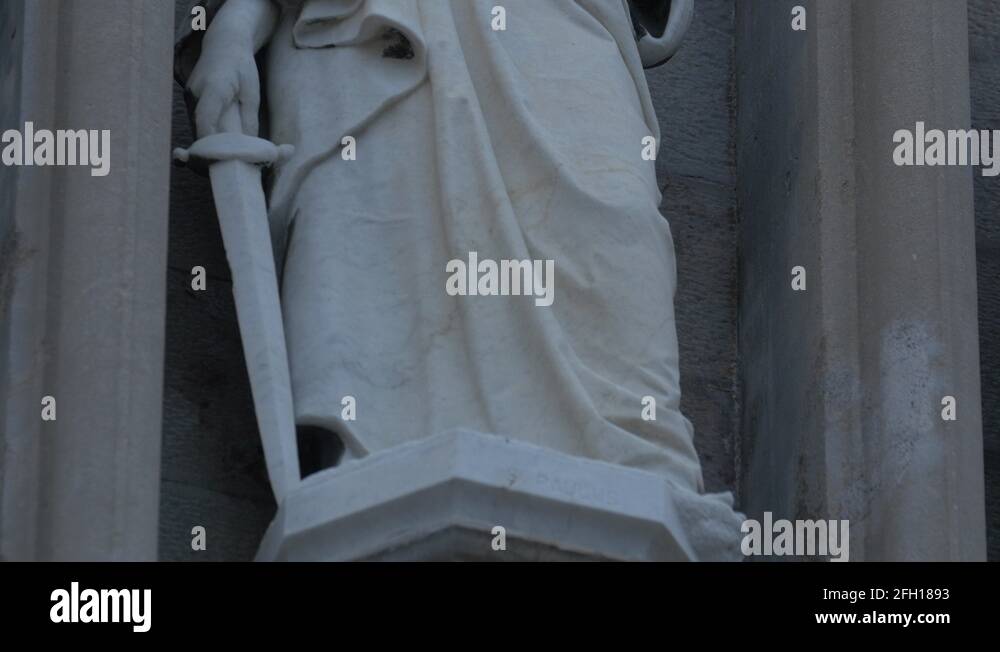 Religious statue holding sword Stock Videos & Footage - HD and 4K Video ...