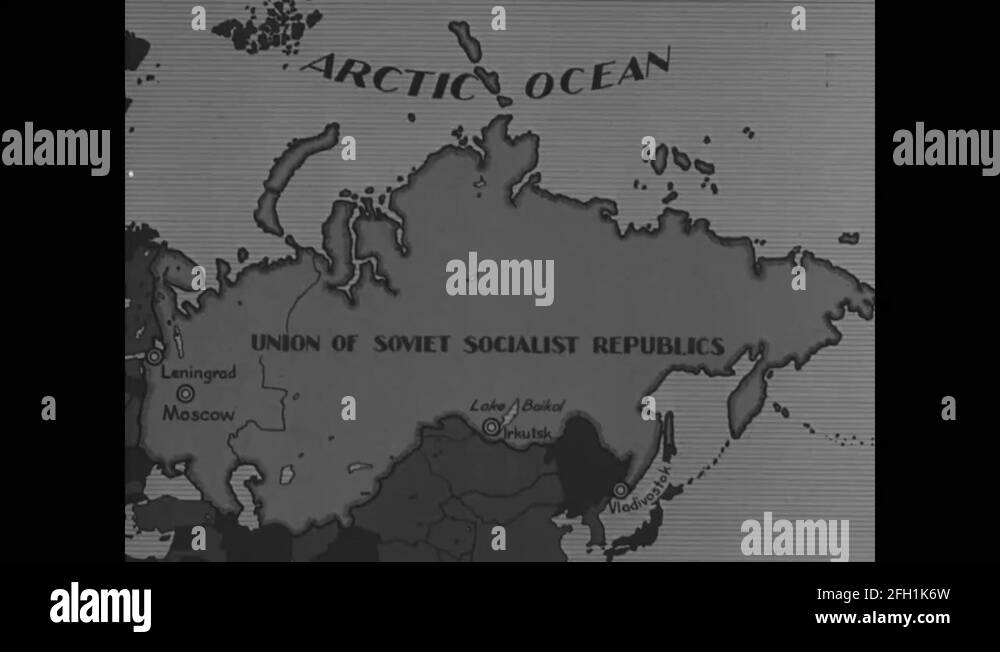 Maps of Union of Soviet Socialist Republics and daily activities in ...