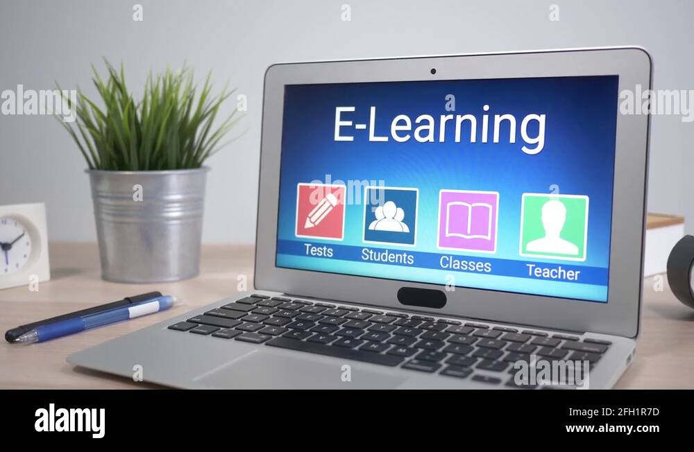 E learning concept computer Stock Videos & Footage - HD and 4K Video ...