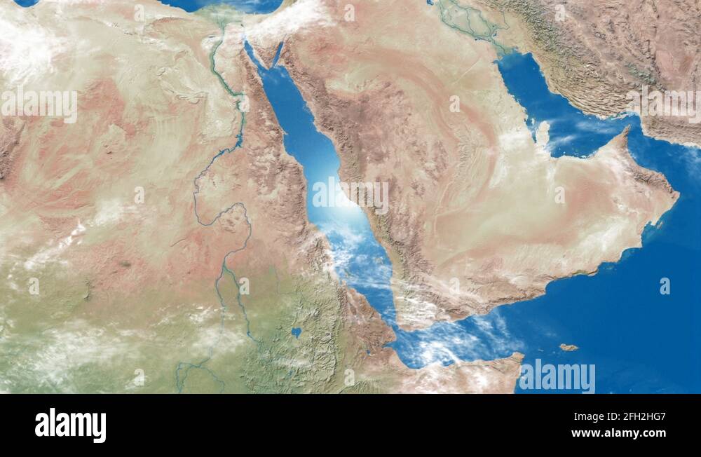 Gulf of aden satellite view Stock Videos & Footage - HD and 4K Video ...
