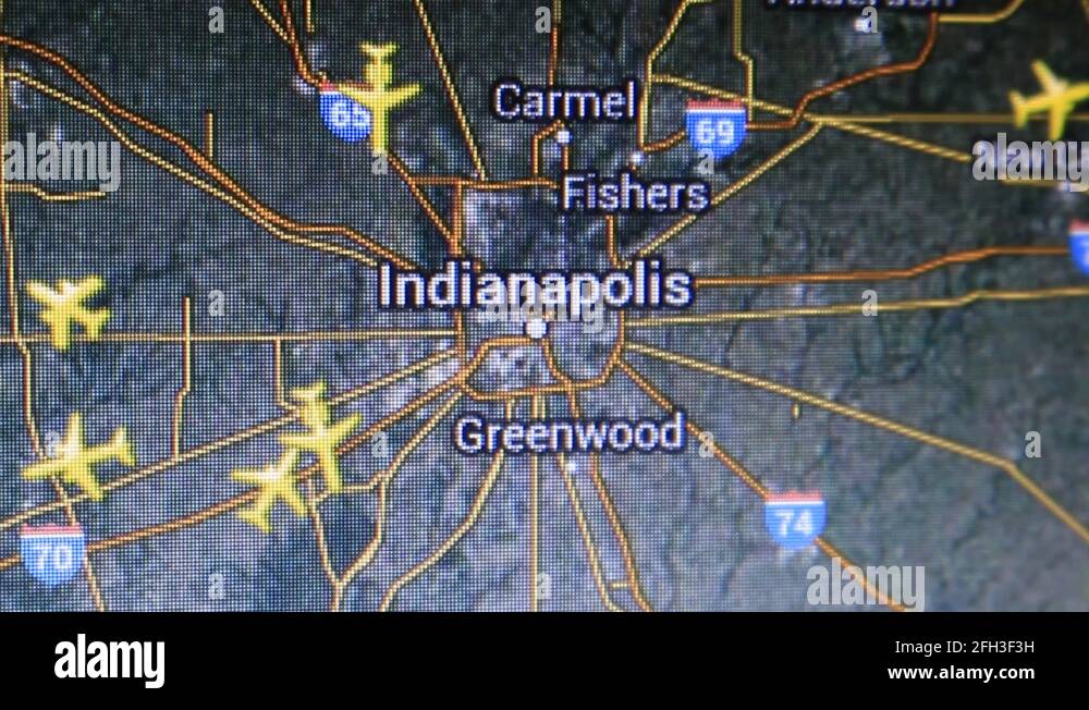 Indianapolis map Stock Videos & Footage - HD and 4K Video Clips - Alamy