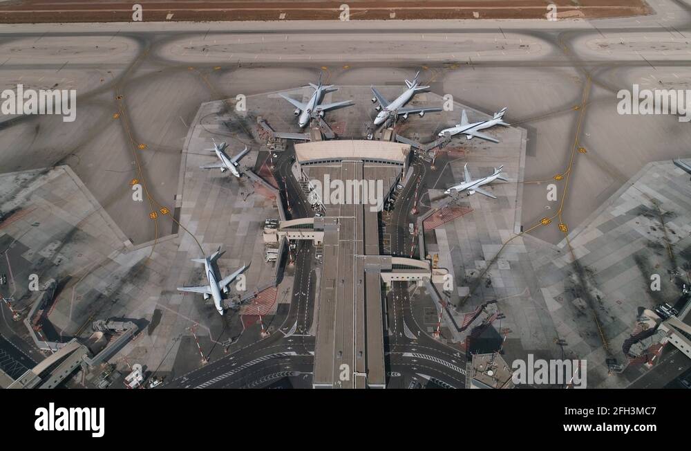 Airplanes at Terminal Stock Video Footage - Alamy