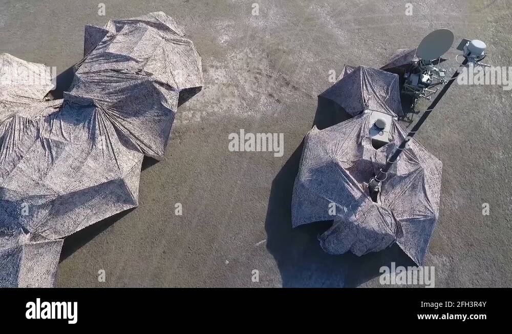 Aerial of 3rd Infantry Division's new Mobile Command Post at Fort ...