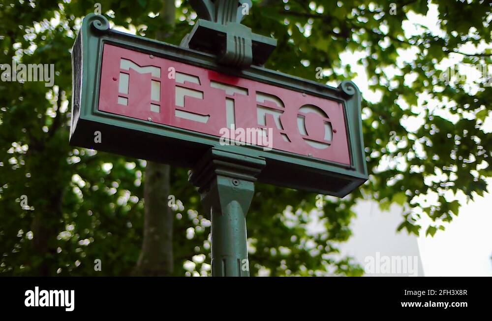 Red metro sign Stock Videos & Footage - HD and 4K Video Clips - Alamy