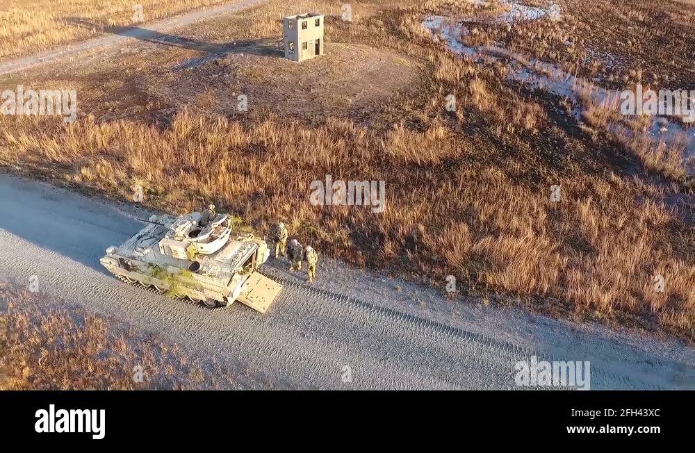 Bradley Fighting Vehicle conducts Table XII gunnery at Fort Stewart ...