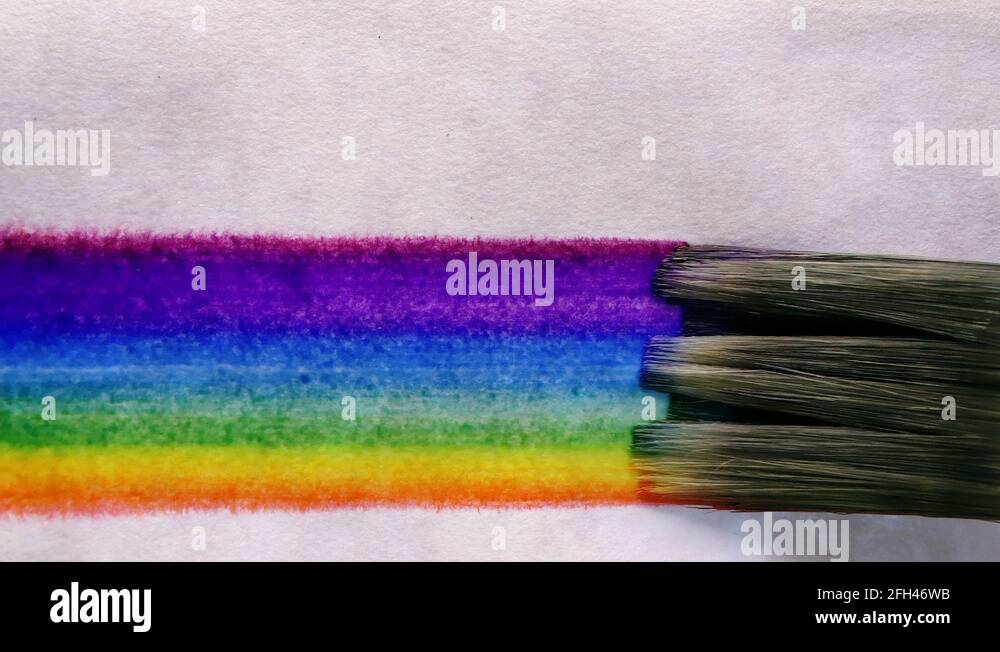 Paintbrush rainbow colors Stock Videos & Footage - HD and 4K Video ...
