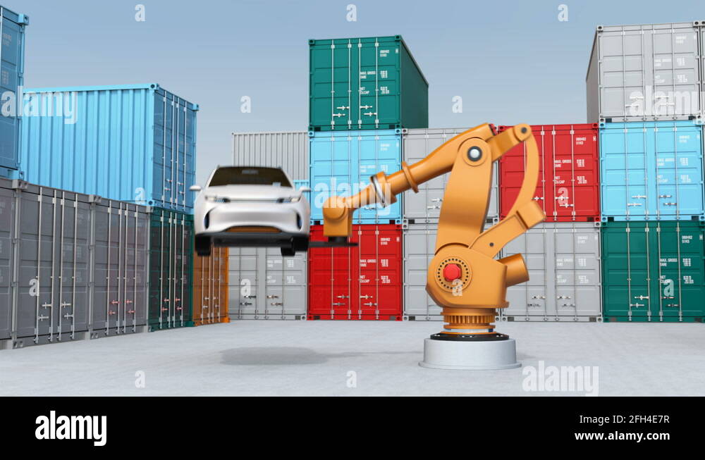 Robot lifting heavy cargo Stock Videos & Footage - HD and 4K Video ...