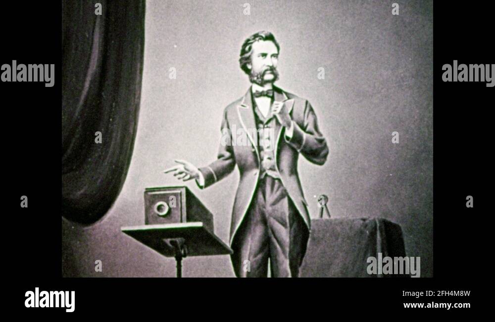 Alexander graham bell with telephone Stock Videos & Footage - HD and 4K ...