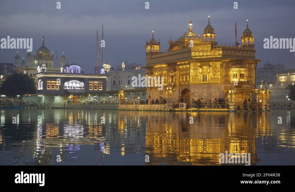 India, Punjab, Amritsar, (Golden Temple), The Harmandir Sahib, Amrit ...