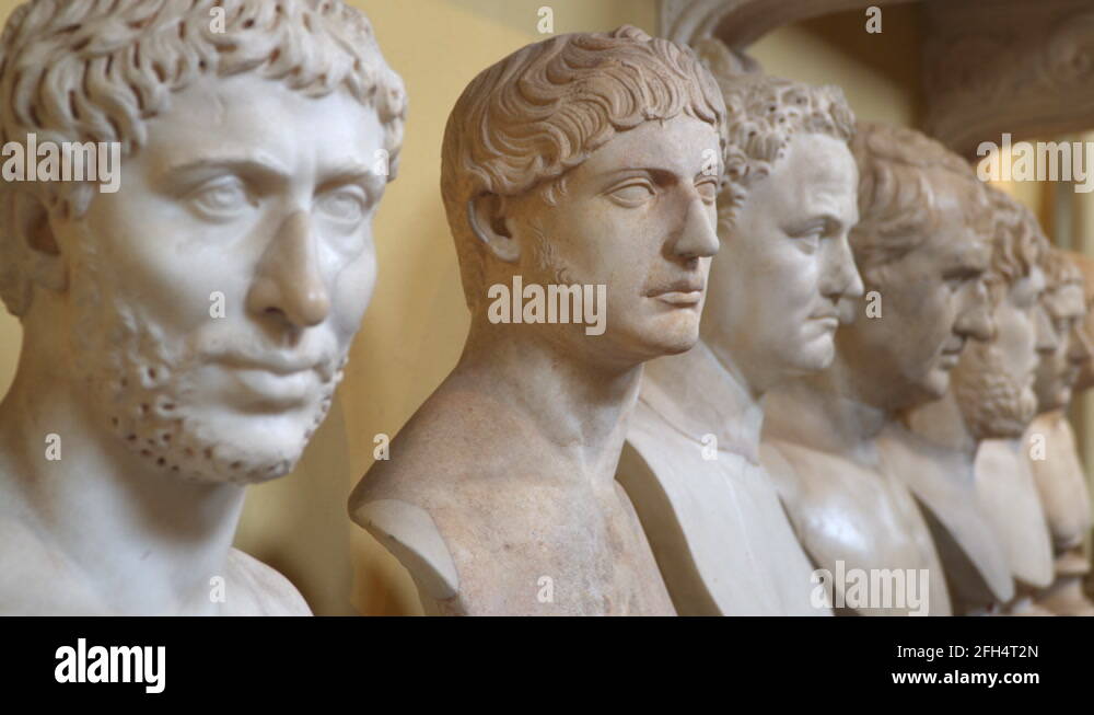 Ancient roman marble sculptures Stock Videos & Footage - HD and 4K ...