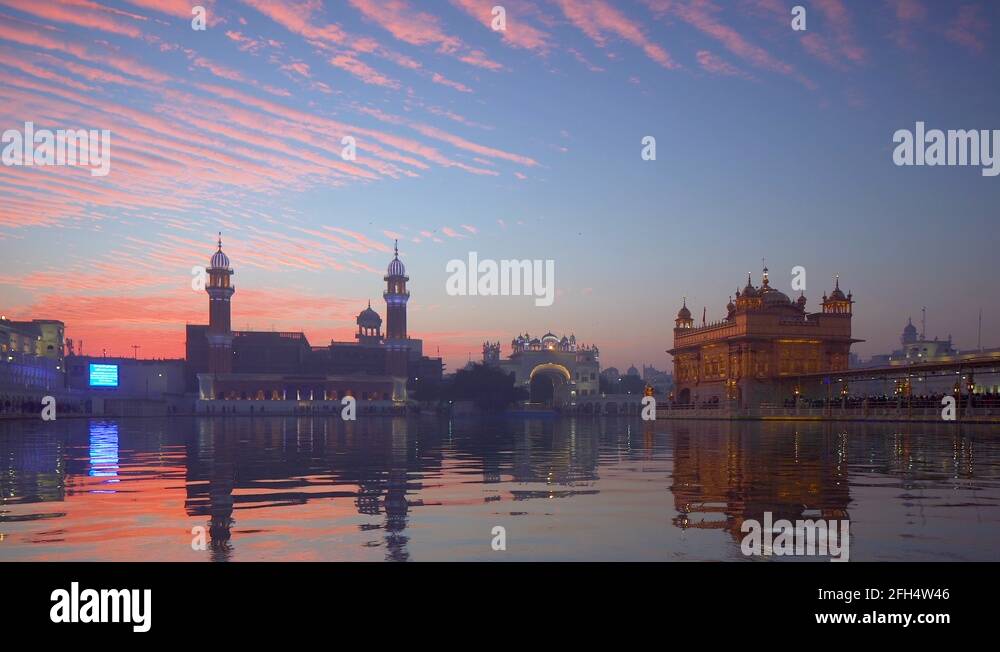 India, Punjab, Amritsar, (Golden Temple), The Harmandir Sahib, Amrit ...