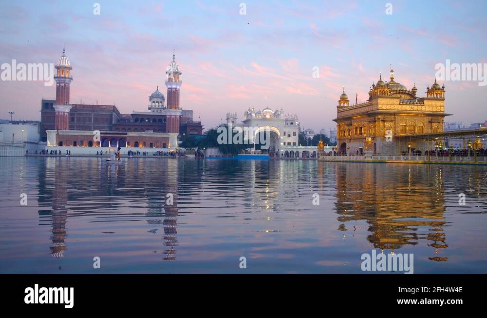 India, Punjab, Amritsar, (Golden Temple), The Harmandir Sahib, Amrit ...