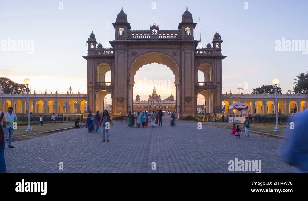 Mysore palace gateway Stock Videos & Footage - HD and 4K Video Clips ...