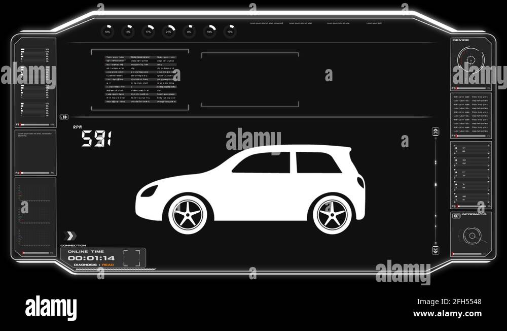 Hud interface car Stock Videos & Footage - HD and 4K Video Clips - Alamy