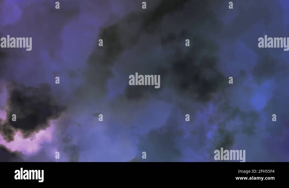 Flying Through Space Clouds Nebulae White Purple Green Animation Stock Video Footage - Alamy