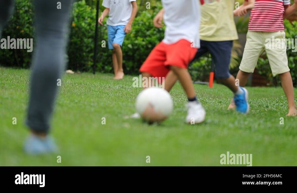 Children playing ball outside Stock Videos & Footage - HD and 4K Video ...