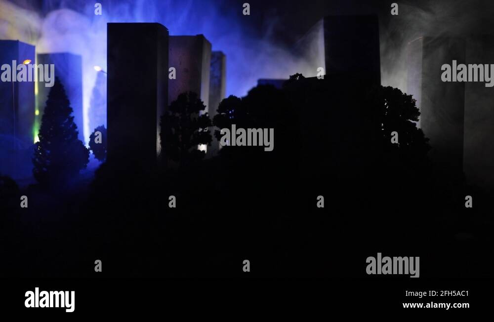 Destroyed city by night Stock Videos & Footage - HD and 4K Video Clips ...