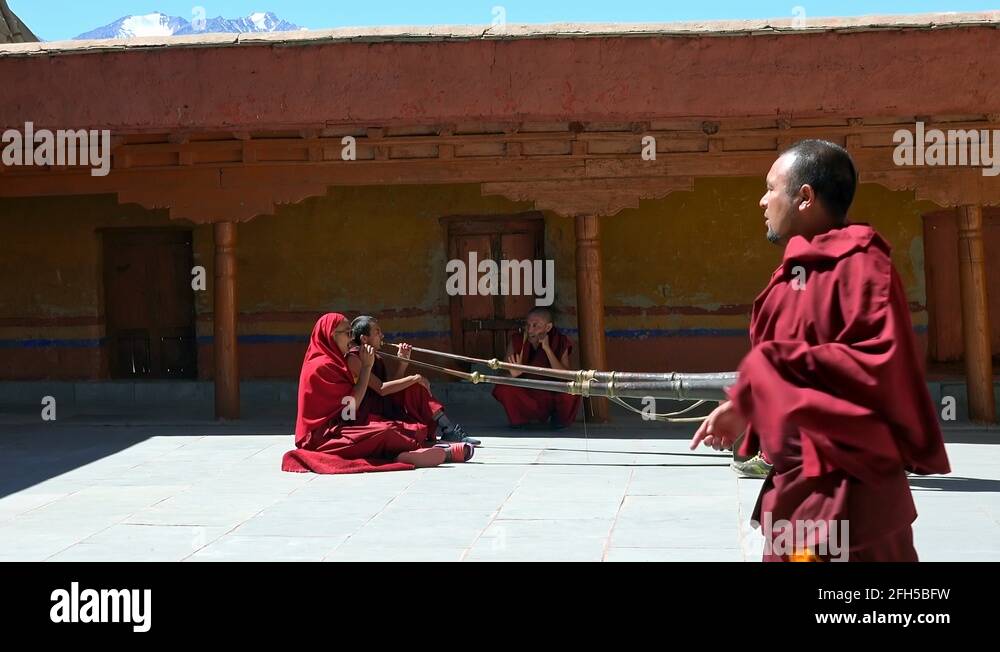 Tibetan horn instrument Stock Videos & Footage - HD and 4K Video Clips ...