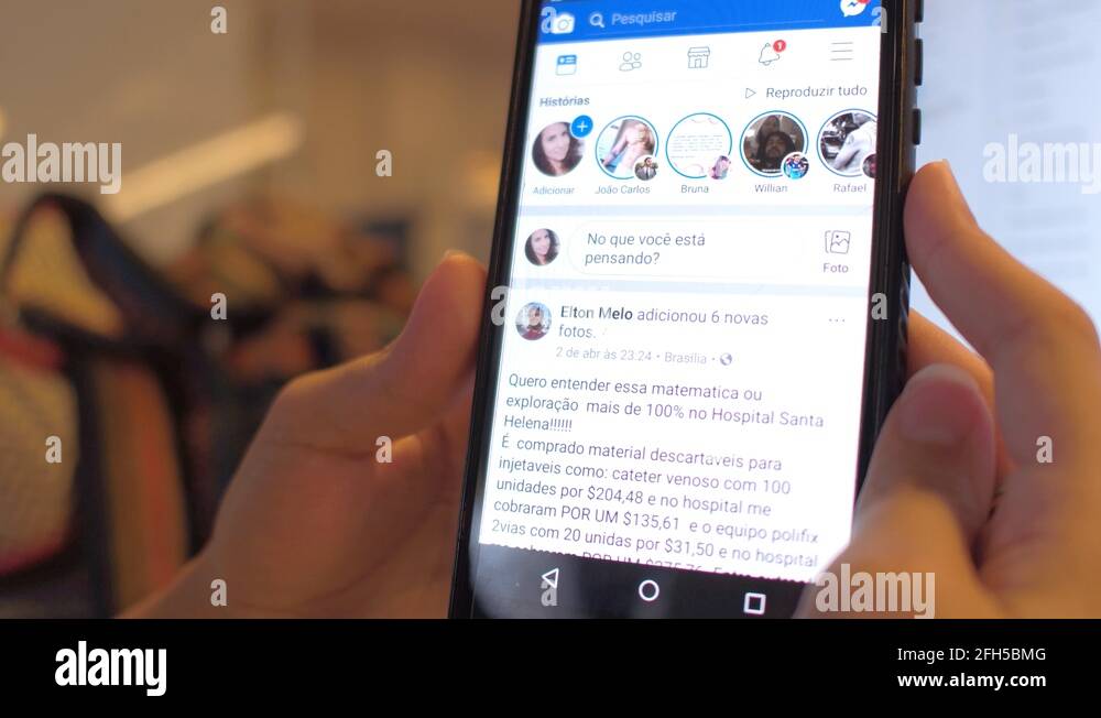 Facebook on a phone Stock Videos & Footage - HD and 4K Video Clips - Alamy