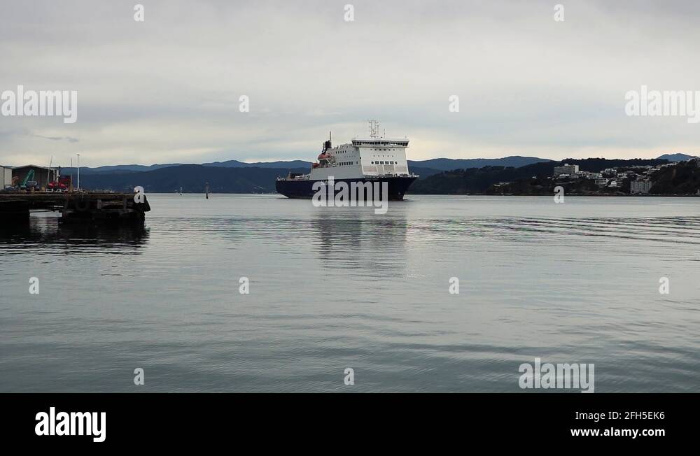Interislander ferry wellington new zealand Stock Videos & Footage - HD ...