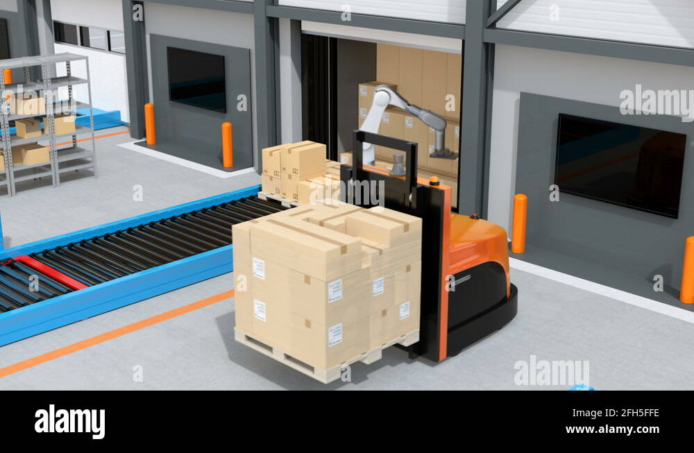 Semi truck unloading Stock Videos & Footage - HD and 4K Video Clips - Alamy