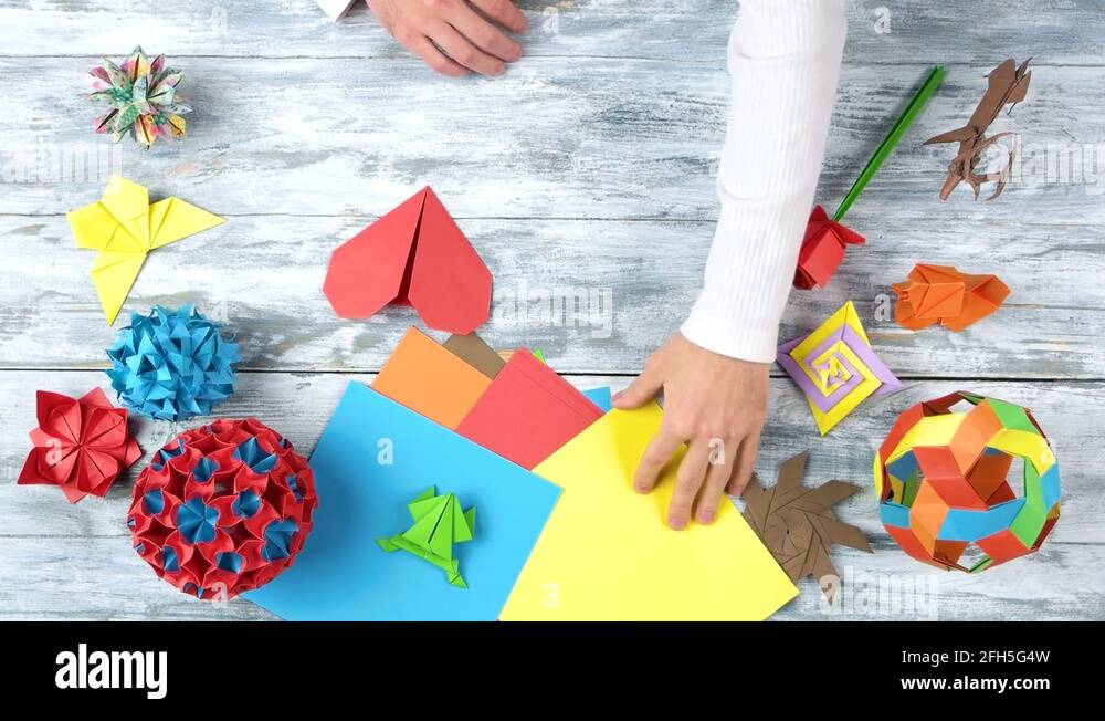 Origami man Stock Videos & Footage - HD and 4K Video Clips - Alamy