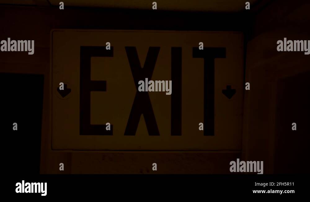 Fire exit sign light Stock Videos & Footage - HD and 4K Video Clips - Alamy
