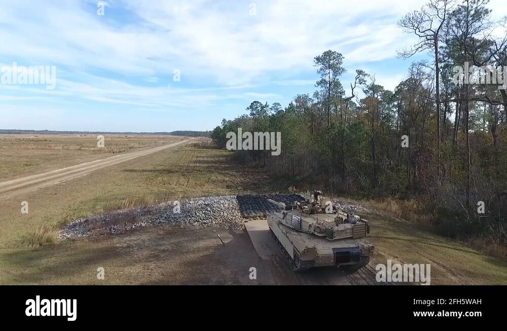 M1A2 Abrams battle tank conducts Table VI Gunnery at Fort Stewart ...