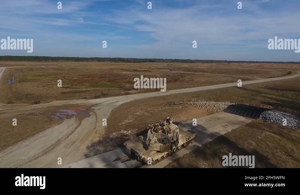 M1A2 Abrams battle tank conducts Table VI Gunnery at Fort Stewart ...