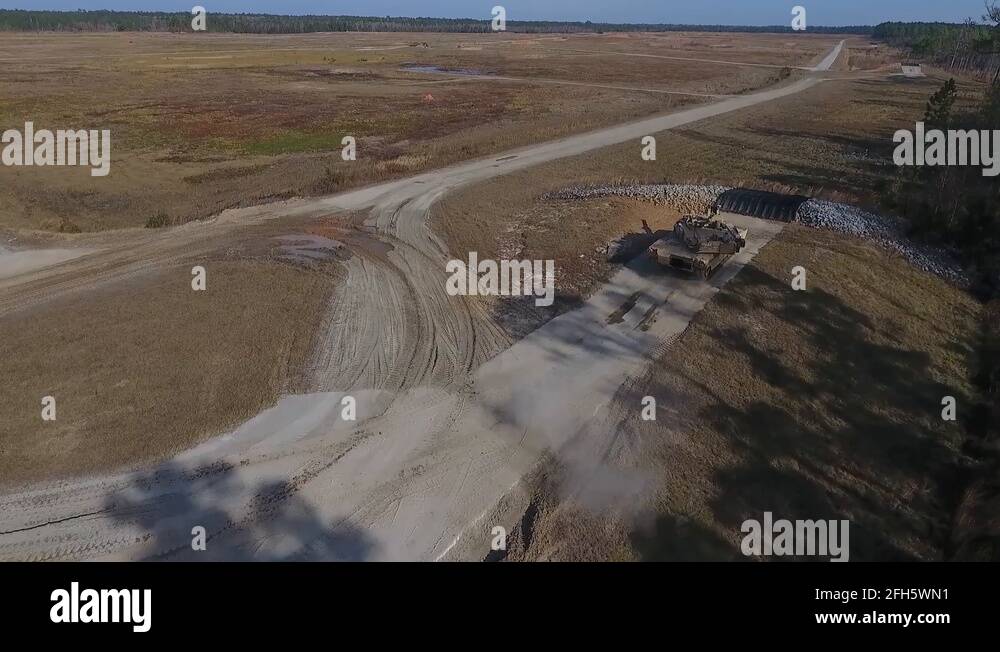M1A2 Abrams battle tank conducts Table VI Gunnery at Fort Stewart ...