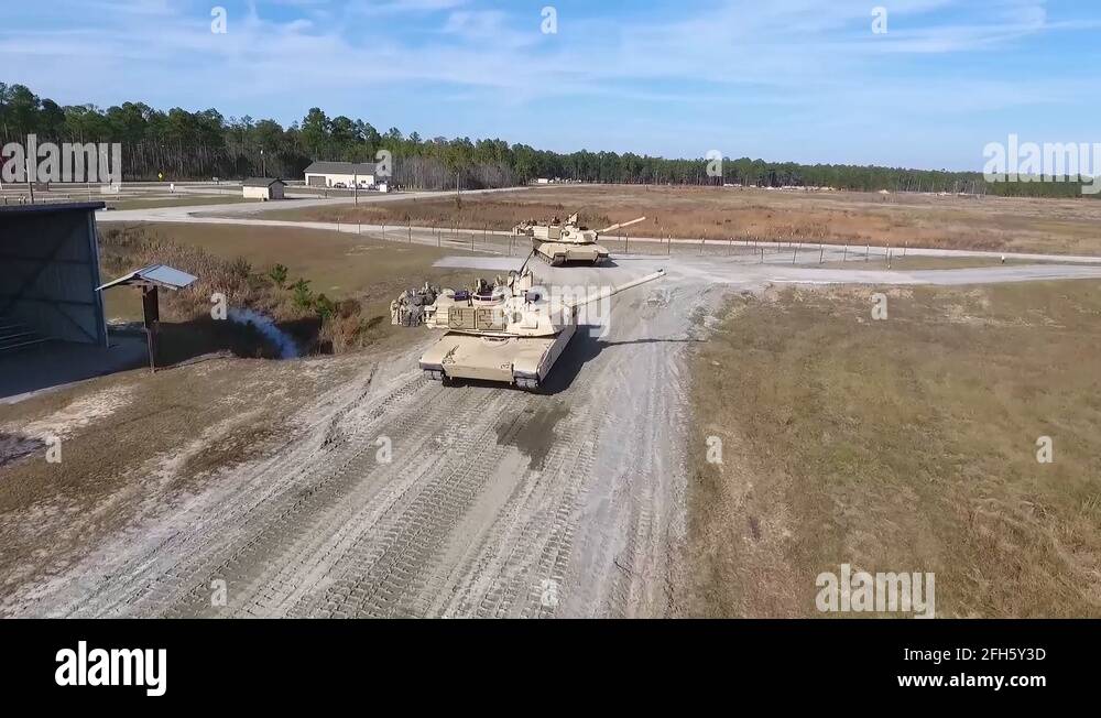 M1A2 Abrams Tanks at Fort Stewart - 2016 Stock Video Footage - Alamy