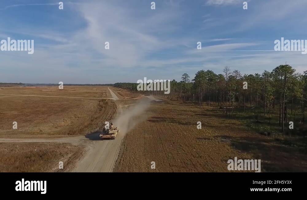M1A2 Abrams battle tank conducts Table VI Gunnery at Fort Stewart ...