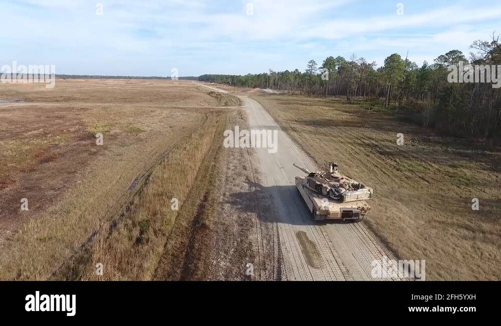 M1A2 Abrams battle tank conducts Table VI Gunnery at Fort Stewart ...