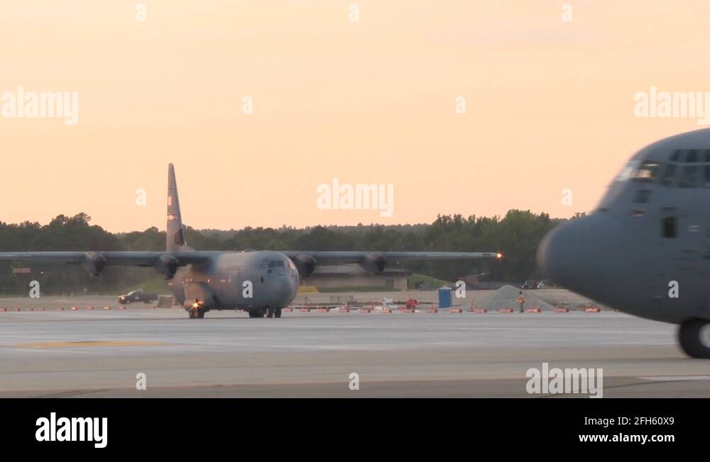 Lockheed Martin C-130J Super Hercules aircraft taxiing at Army Air ...