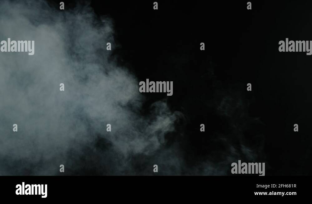 Realistic Smoke / Fog / Gas Moving Fast with Gust of Wind, Filling ...