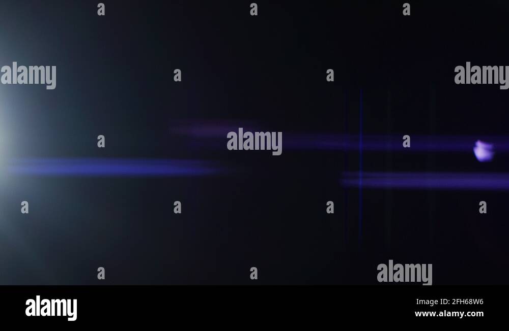 Left Side Light Shining Anamorphic Effect Real Lens Flare Stock Video ...