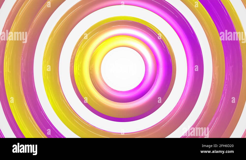 Abstract ultra violet circles liquid glass animation. Seamless loop ...